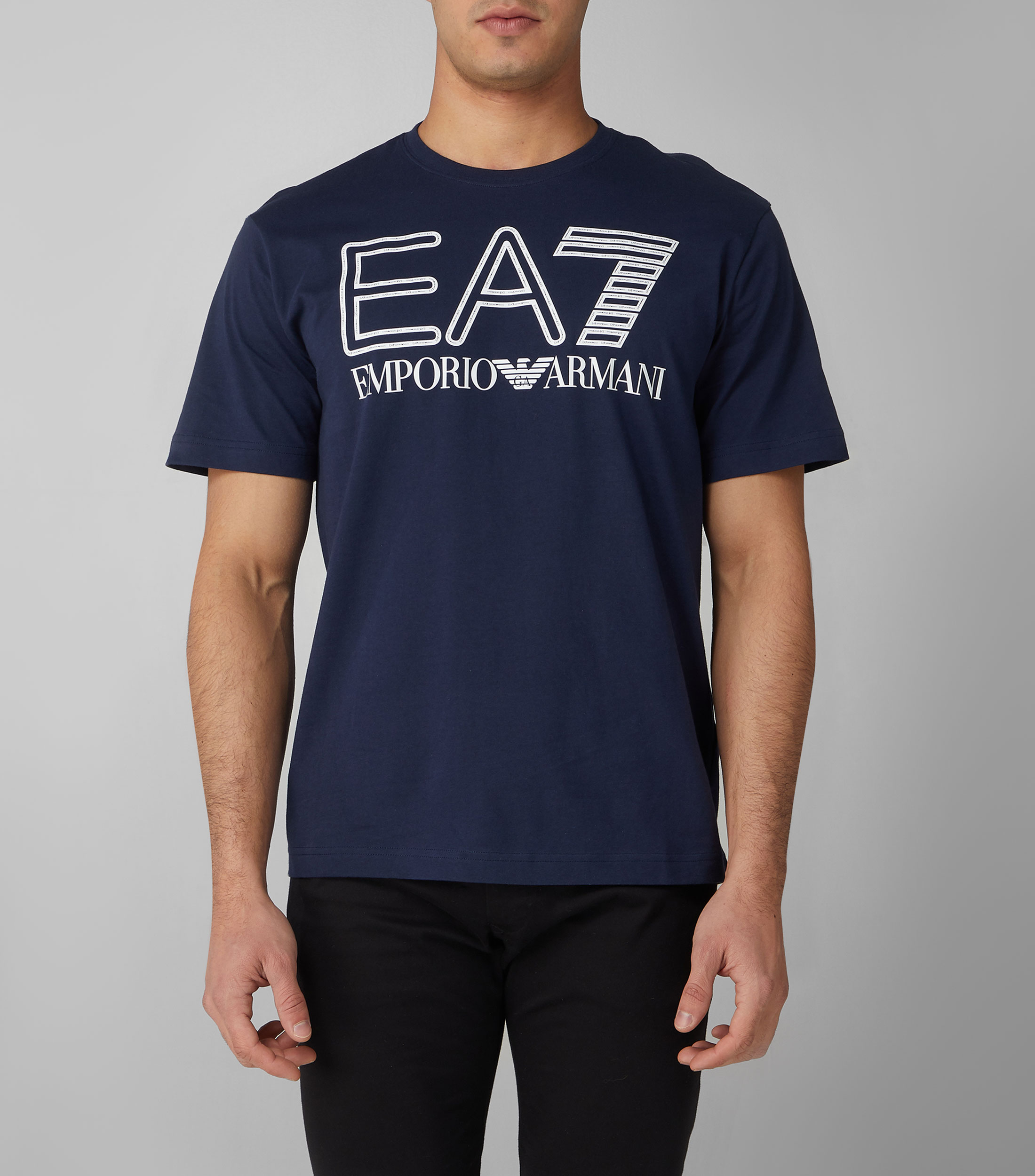 EA7 Emporio Armani: Playera de cuello redondo y manga corta Hombre | El Palacio de Hierro